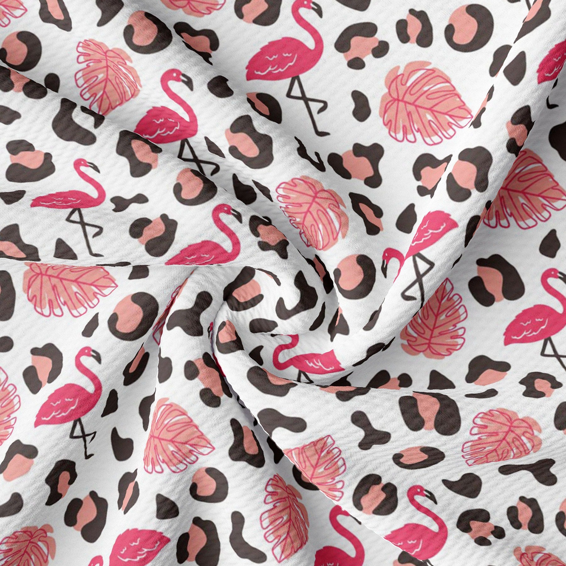 Flamingo Cheetah Bullet Textured Fabric by the yard AA1632 – Fabric4ever