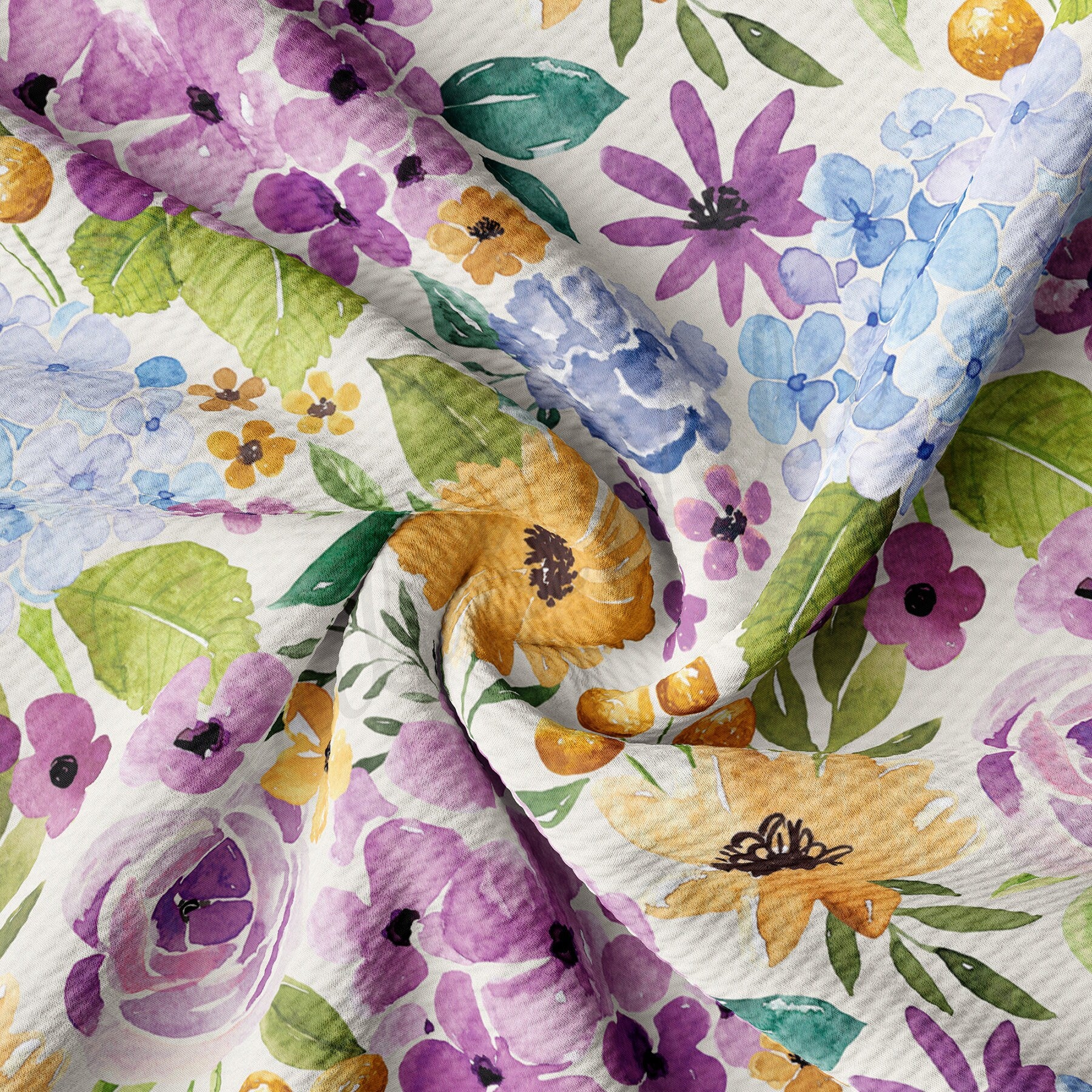 Floral l Bullet Textured Fabric by the yard AA1640 – Fabric4ever